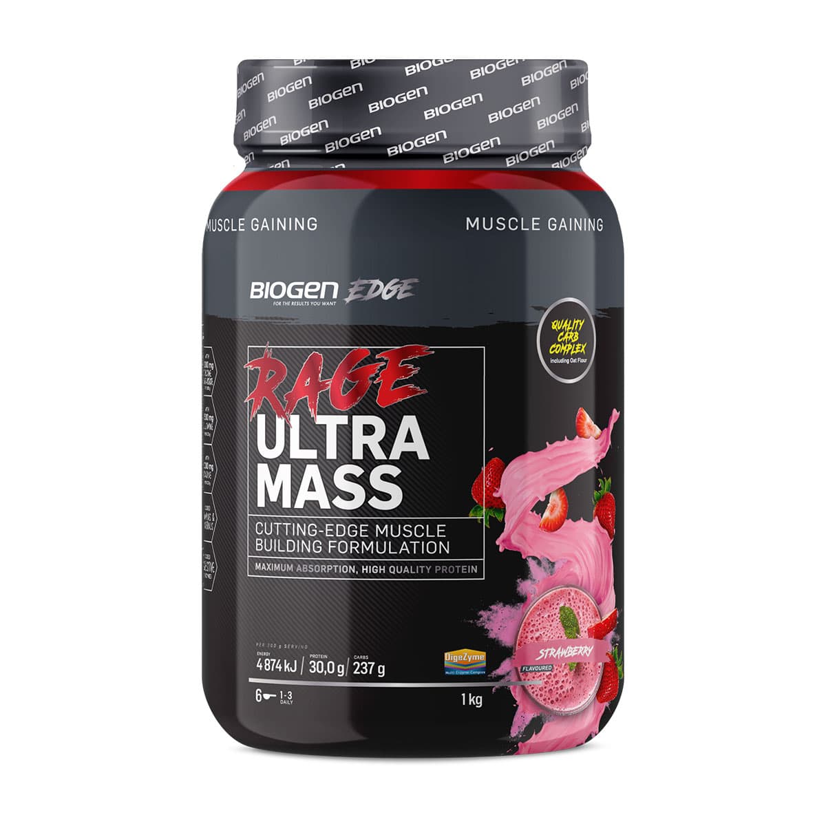 RAGE ULTRA MASS STRABERRY 1KG - Naru