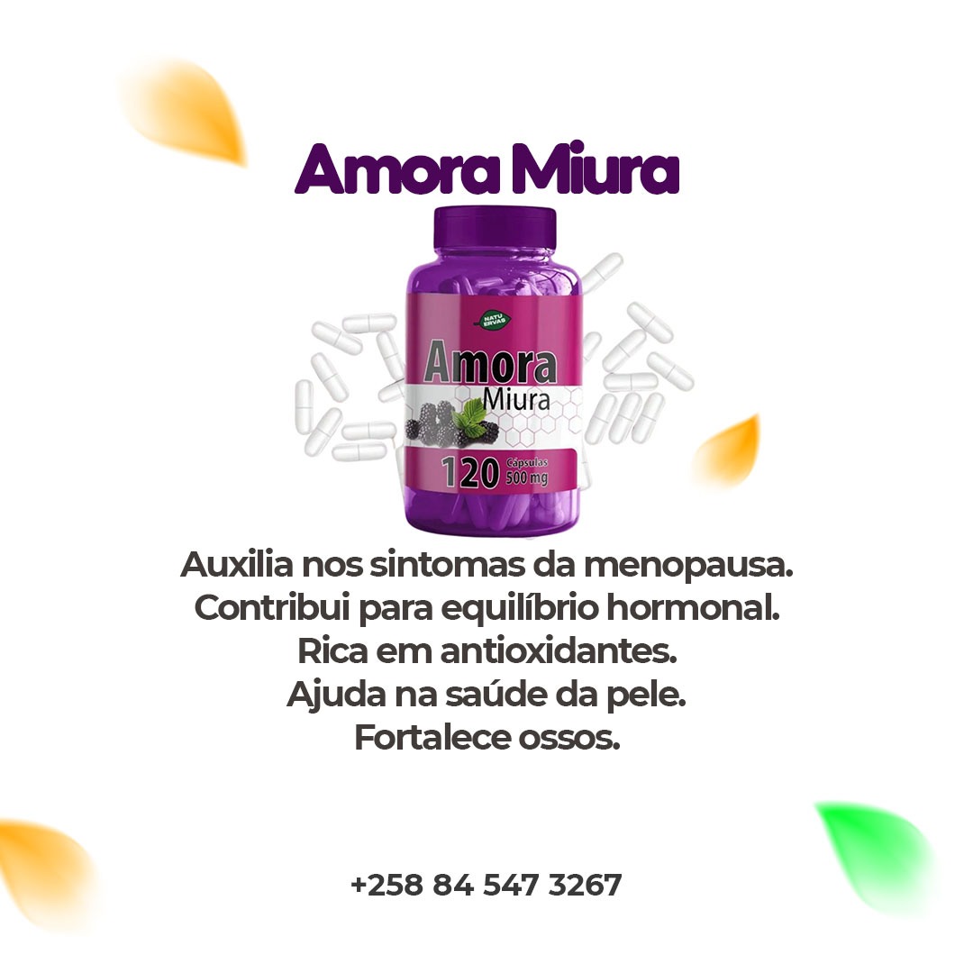 AMORA MIURA 500MG 120 CAPSULAS - Naru