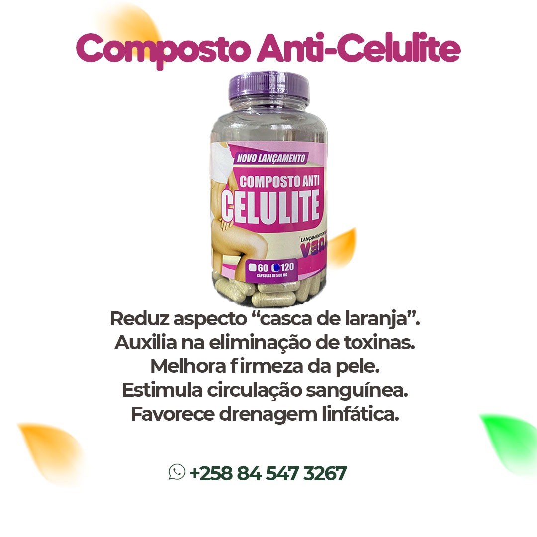 COMPOSTO ANTI CELULITE 120 CAPSULAS - Naru