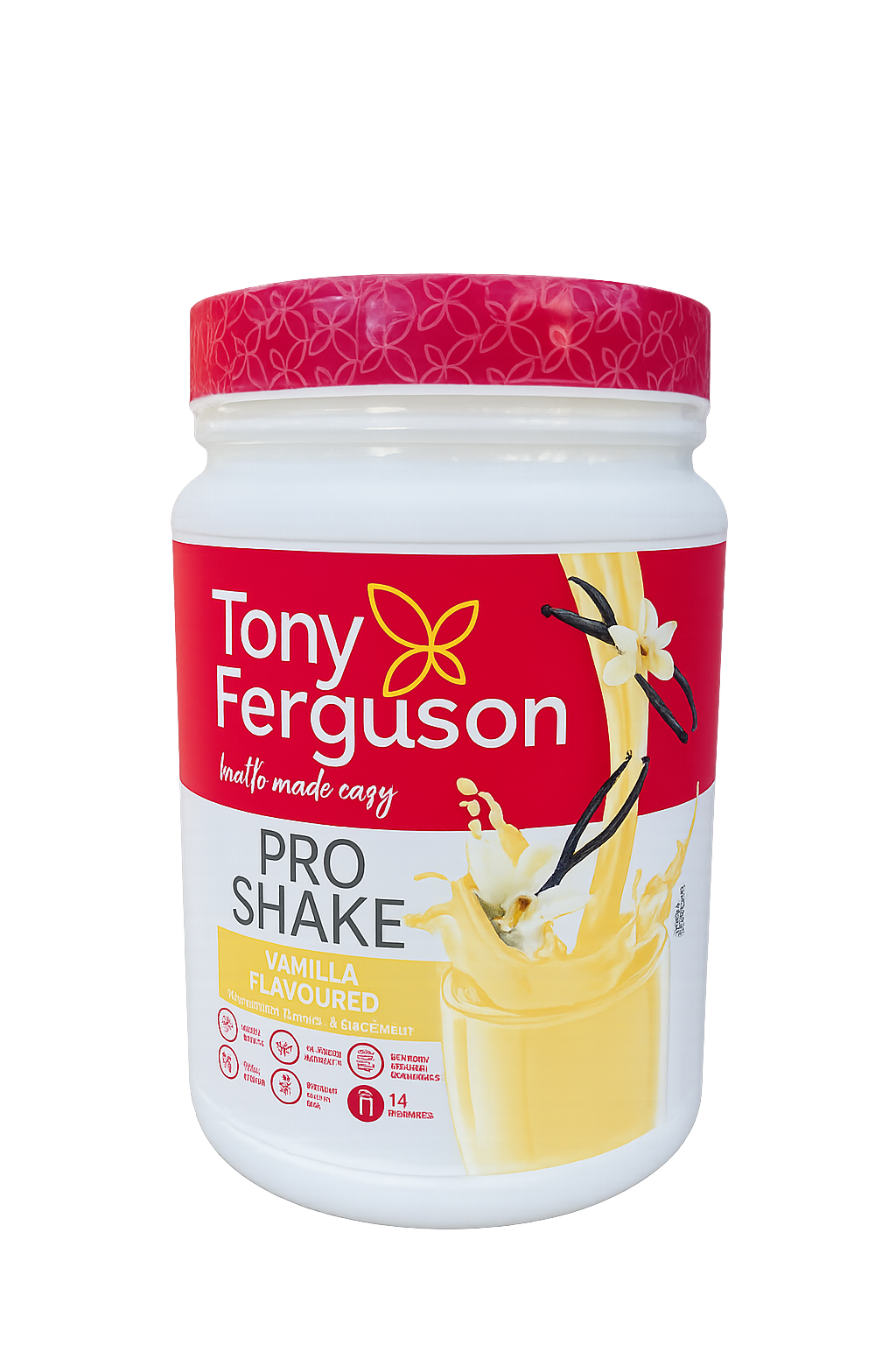 TONY FERGUSON PRO SHAKE – SABOR VANILLA - Naru